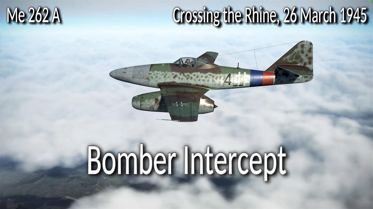 Me 262 A: 6 Victories in Bomber intercept over Plettenberg | Cinematic ...