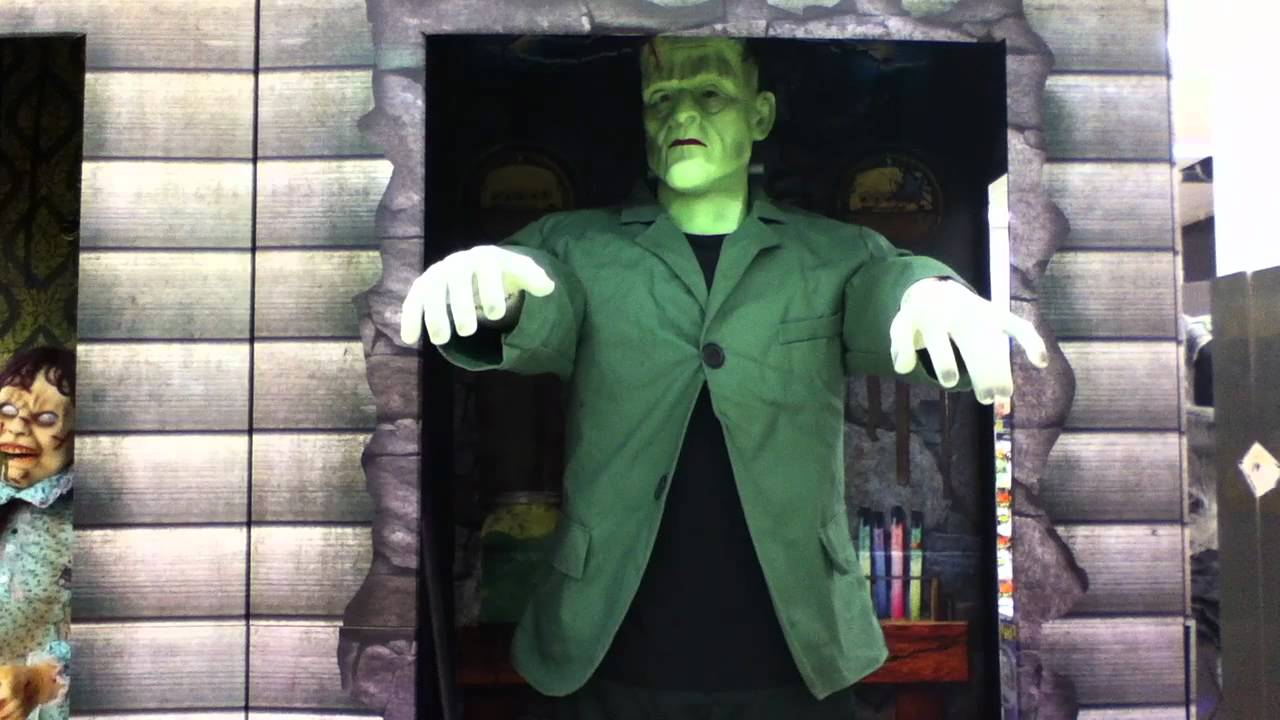 Spirit Halloween 2011 Boris Karloff Frankenstein Video 2 - YouTube