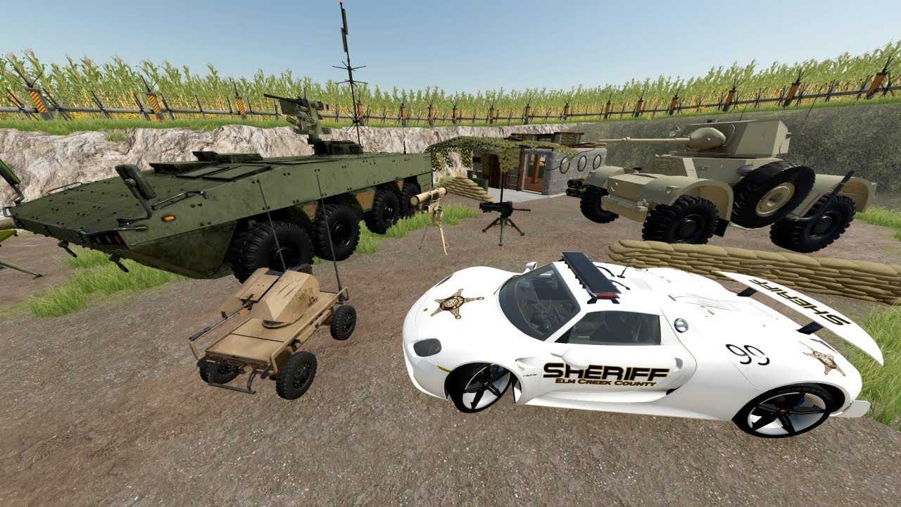 Police Find Hidden Army Base with Stolen Tanks | Farming Simulator 22 ...