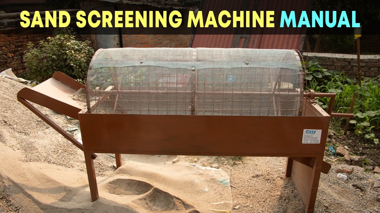 Easy Screening Machine Manual || Sand Screening Machine || Screening ...