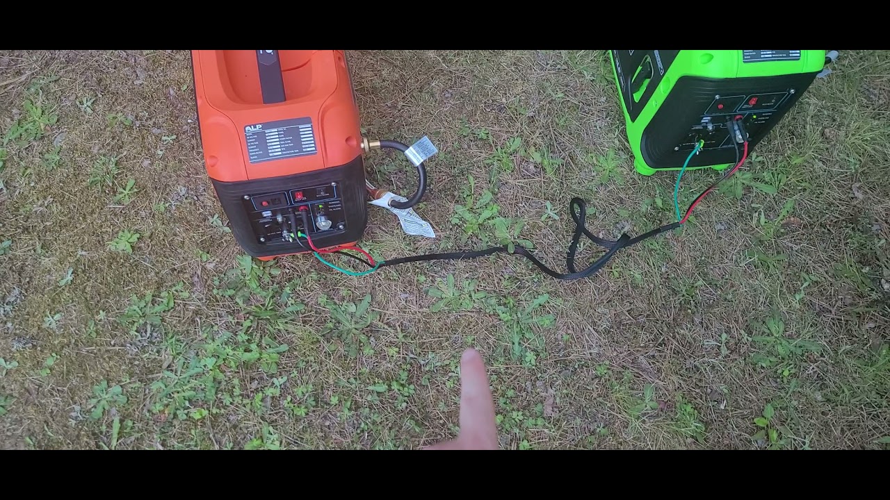 2 ALP Generator in parallel with y connector with only one Propane tank ...