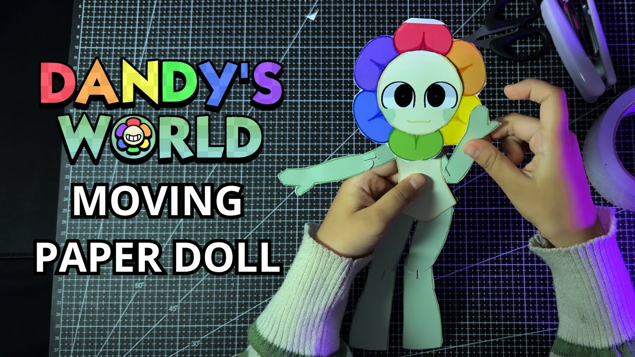 MOVING PAPER DOLL DANDY'S WORLD - YouTube