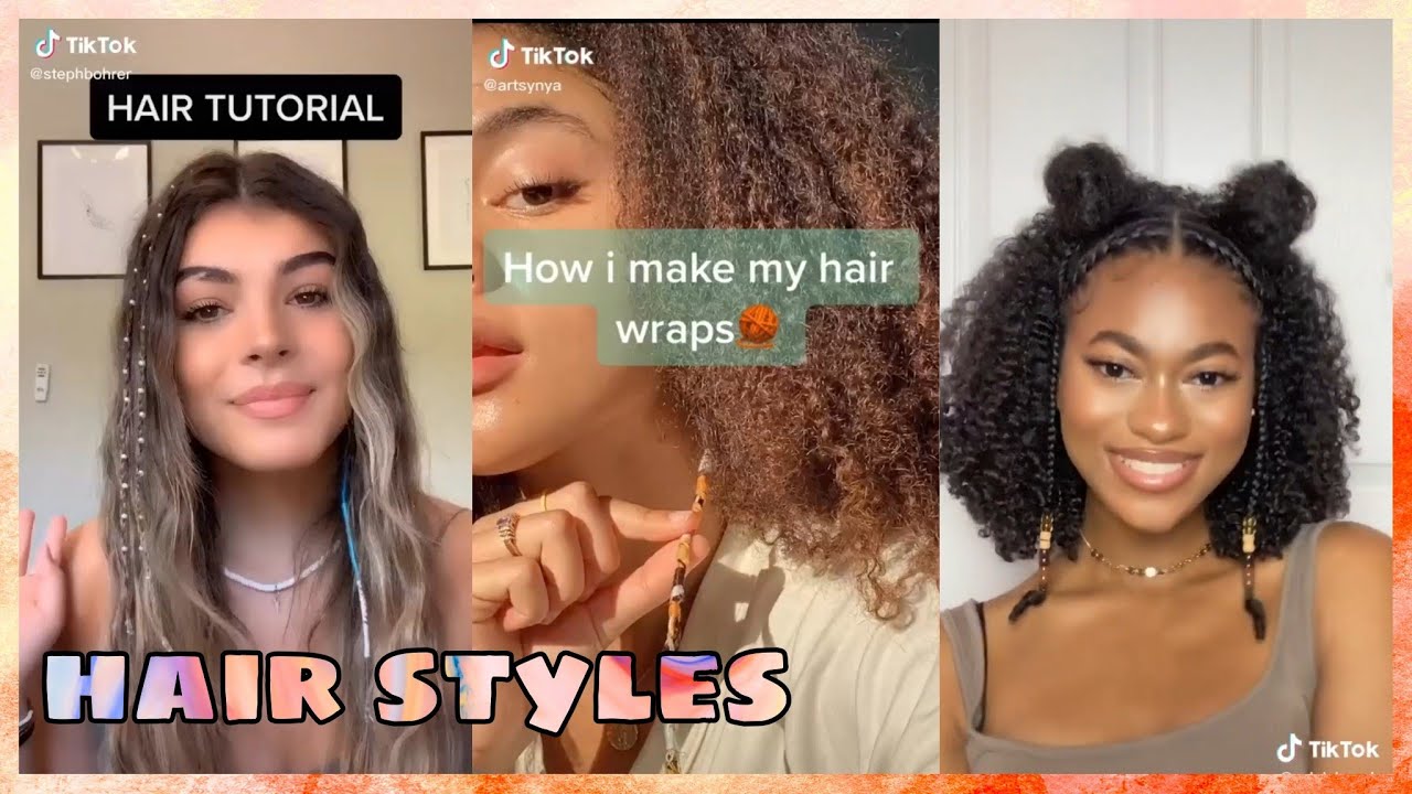 hair styling tik tok compilation #8 - YouTube