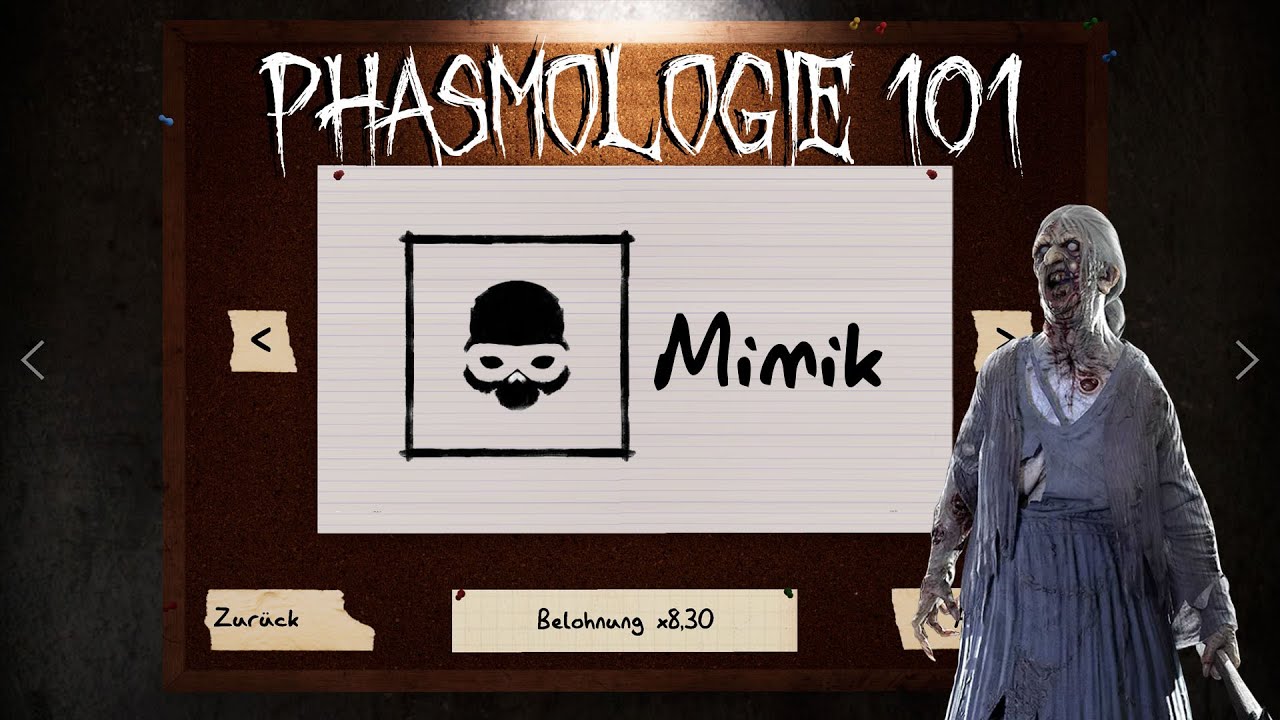 Mimik ohne Beweise erkennen - Phasmophobia 101 - YouTube