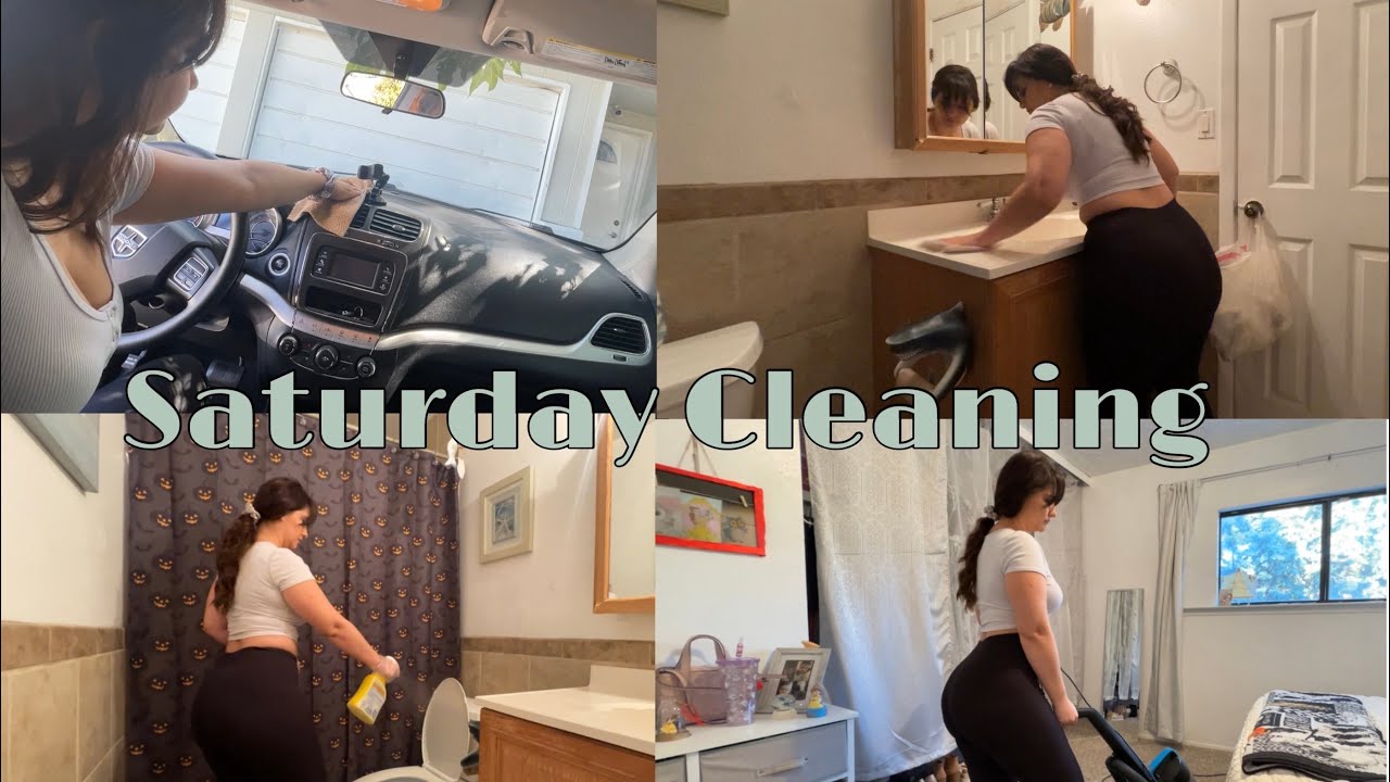 Saturday Cleaning (clean with me) - YouTube