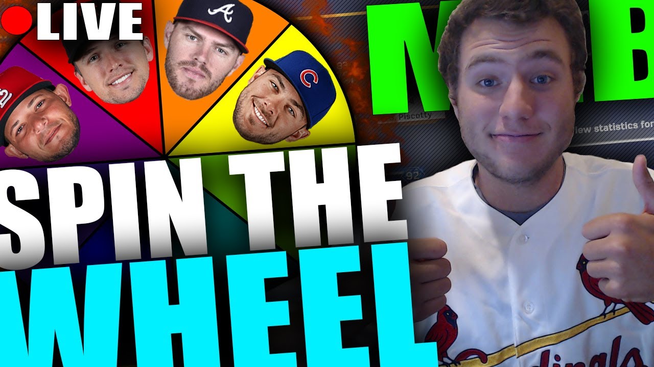 LIVE! SPIN THE WHEEL OF MLB PLAYERS | MLB THE SHOW 17 SQUAD BUILDER #14 ...