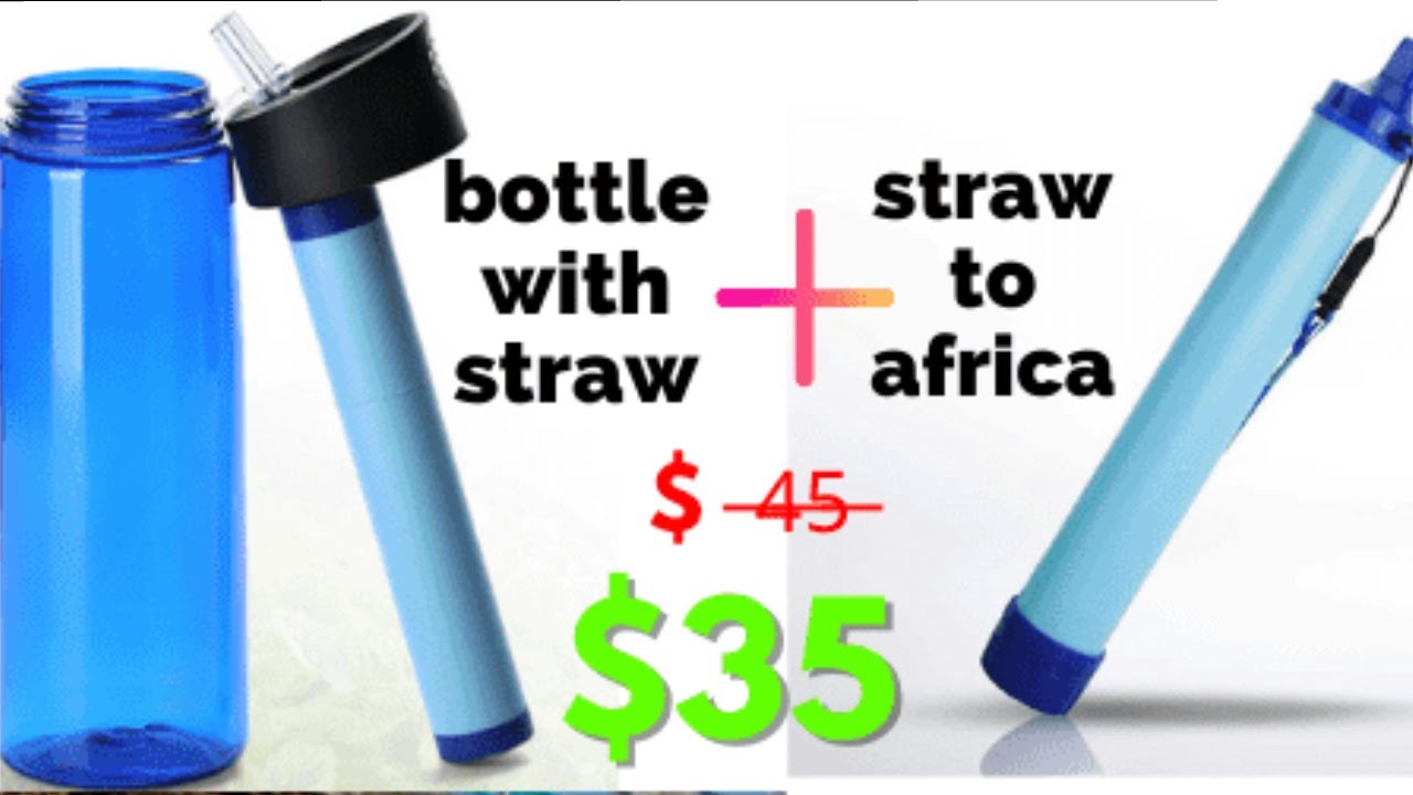 the STRAW that CONVERT DIRTY WATER INTO POTABLE WATER | THE LIFEBOTTLE ...