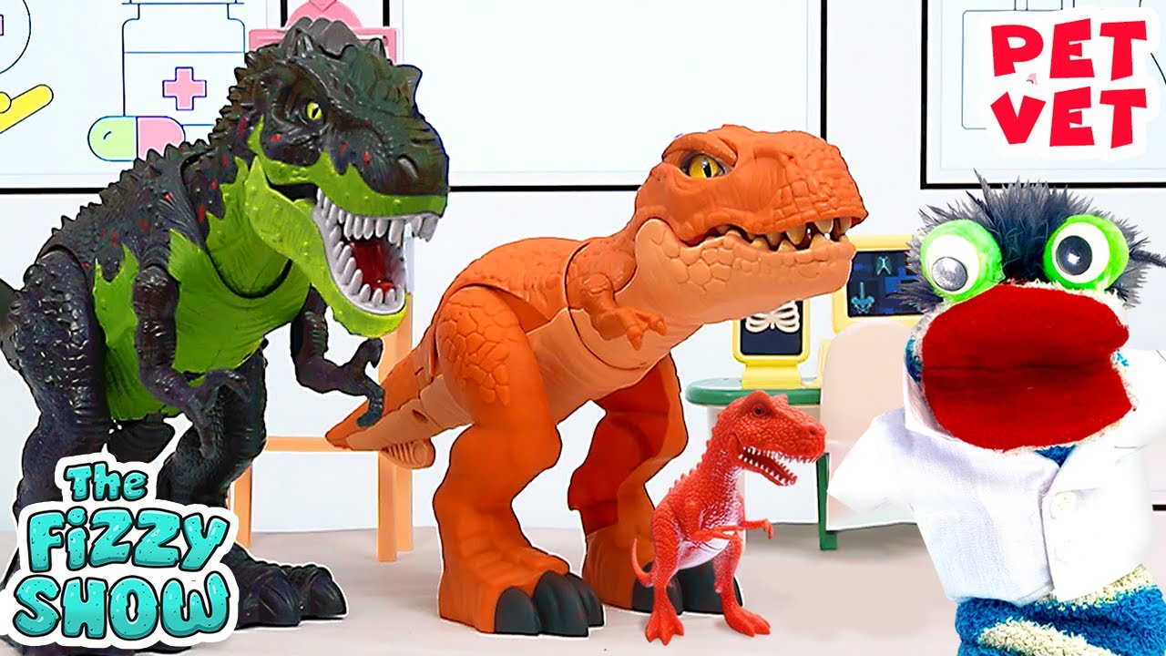 Fizzy The Pet Vet Takes Care Of A Dinosaur Family 🦖 ️‍🩹 | Fun Videos ...