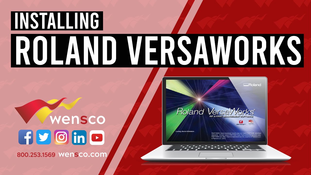 How To Install Roland DG VersaWorks YouTube How To Install Roland DG VersaWorks YouTube