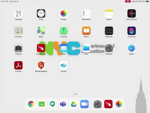 Setting up your child's DOE iPad - YouTube