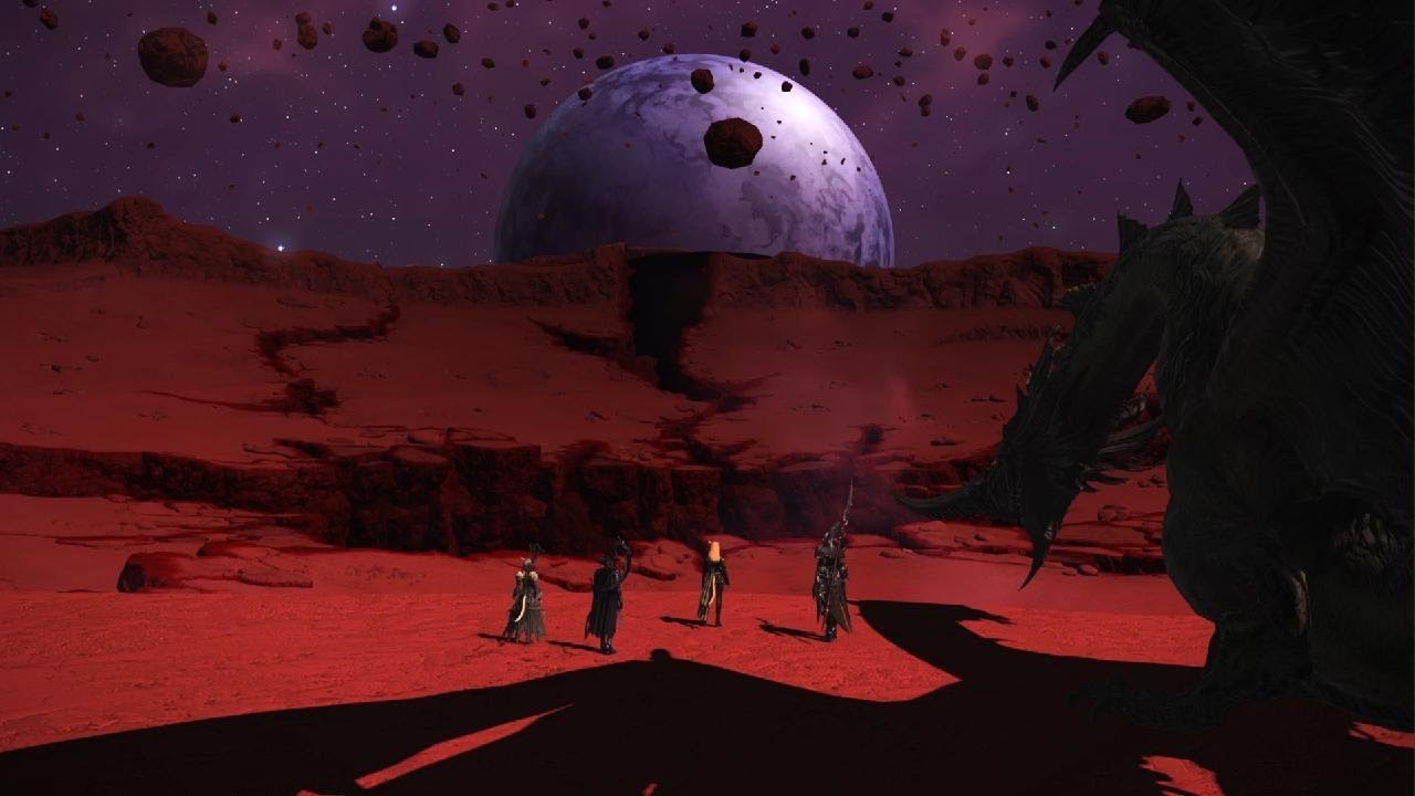 FINAL FANTASY XIV Online The Red Moon - YouTube