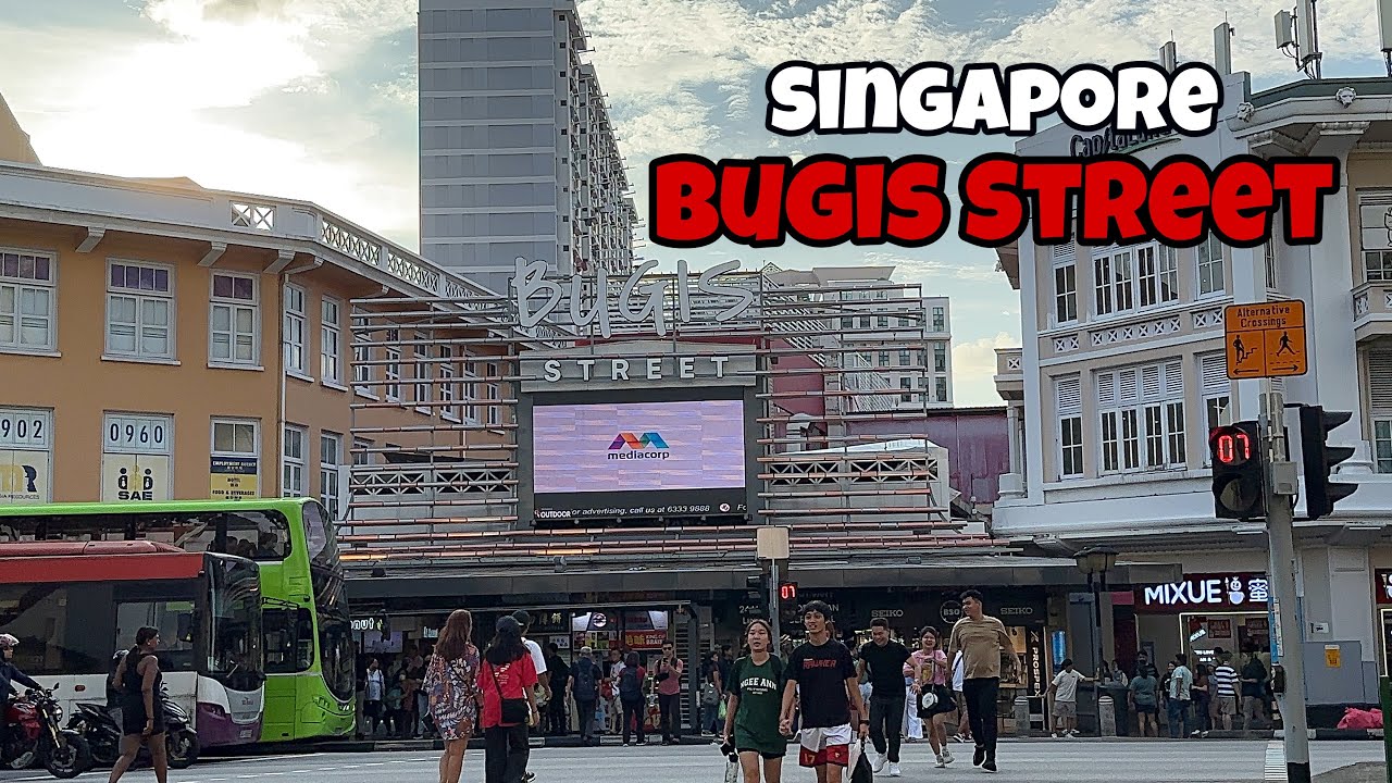 Exploring Bugis Street and Waterloo street, one of the biggest market ...