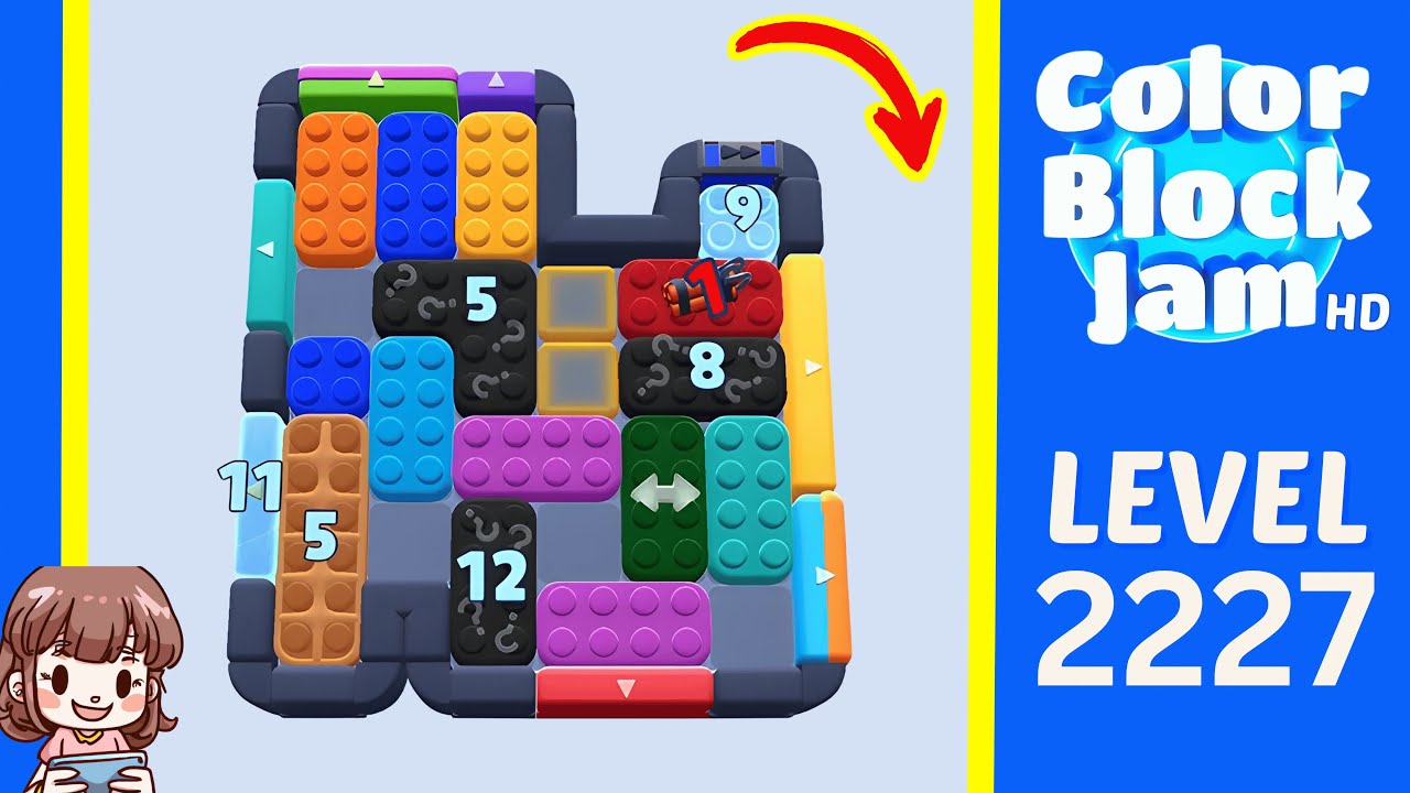 Color Block Jam Level 1320 (2227) Solution Walkthrough - YouTube