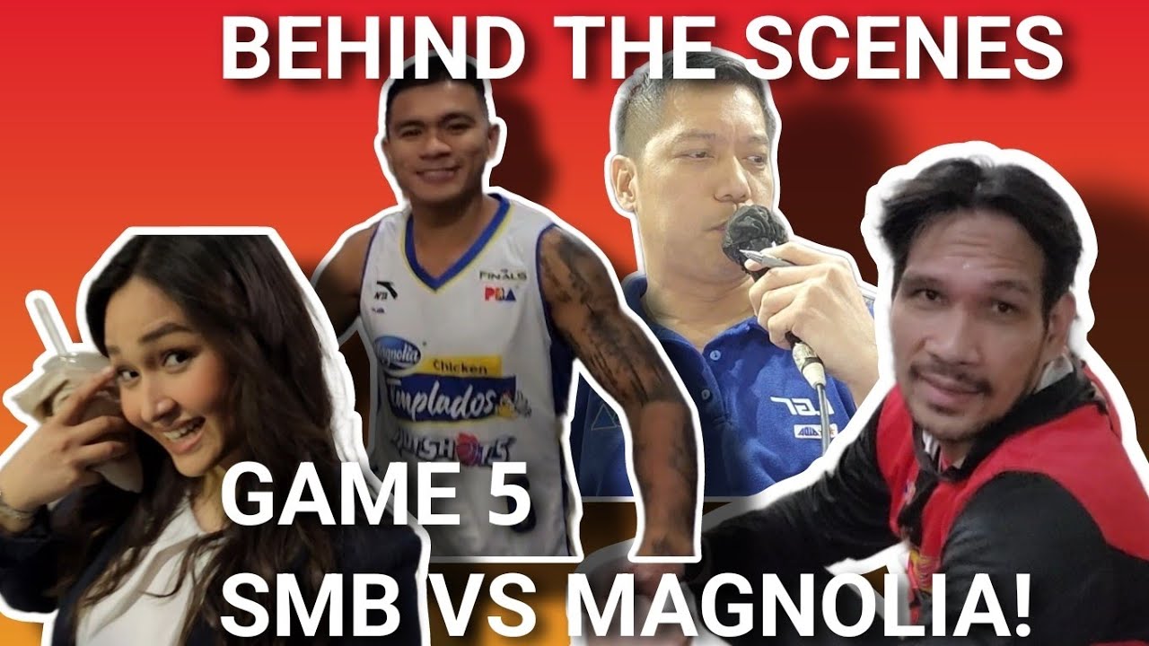 BEHIND THE SCENES NG WILD GAME 5 OF PBA FINALS, SMB VS MAGNOLIA (PBA ...