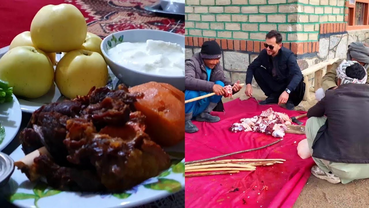 اولین میله قدید خوری امسال در جاغوری | The first Qadid of this year in ...