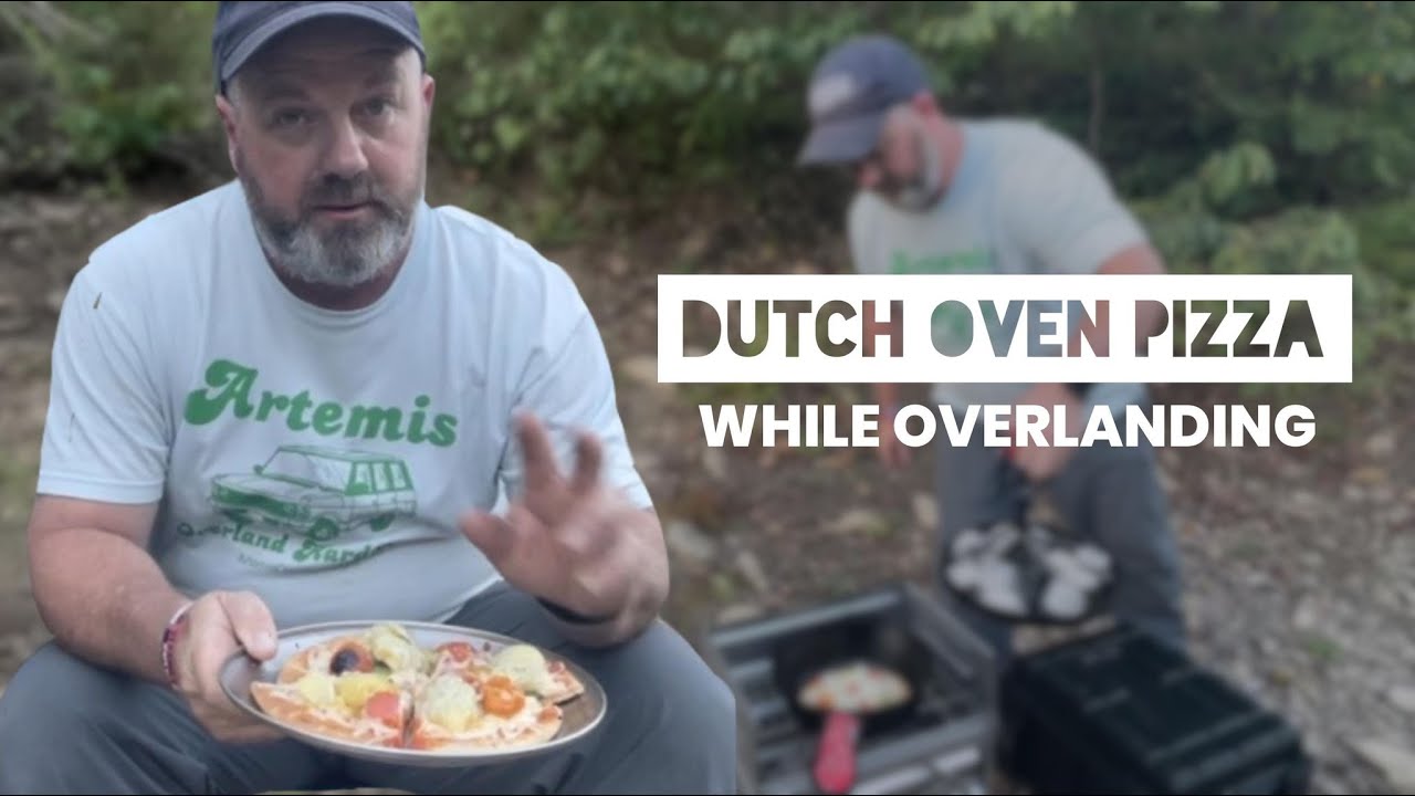 Dutch Oven Pizza on the Trail - YouTube