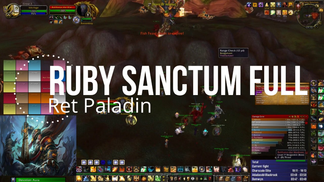 WOW 🐲 Full Raid Ruby Sanctum 🀄 WOTLK 🐉Warmane - YouTube
