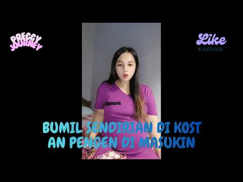 BUMIL LIVE DASTER UNGU CANTIK SENDIRIAN DI KOST