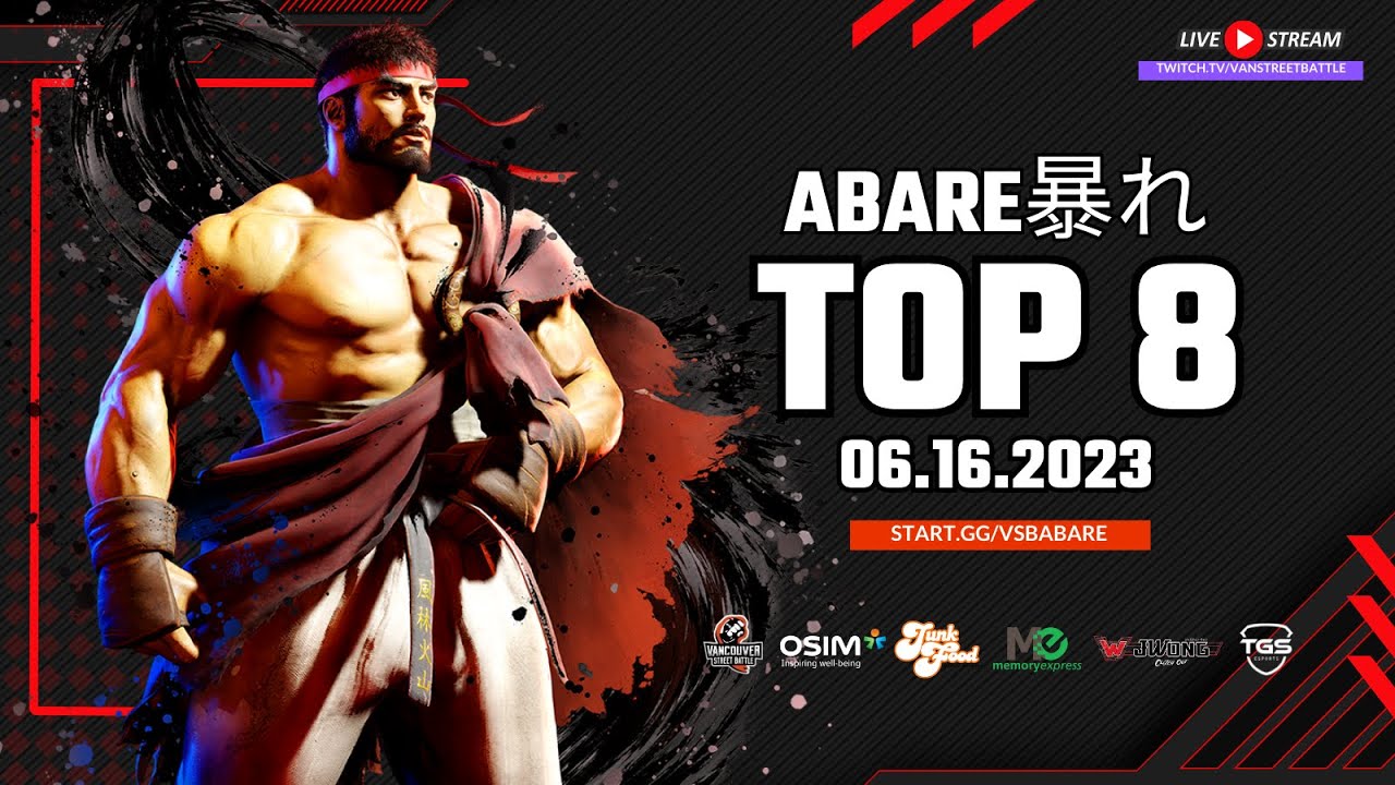 Street Fighter 6 | Top 8 | VSB Abare #1 | Feat. hardymj, Bruce ...