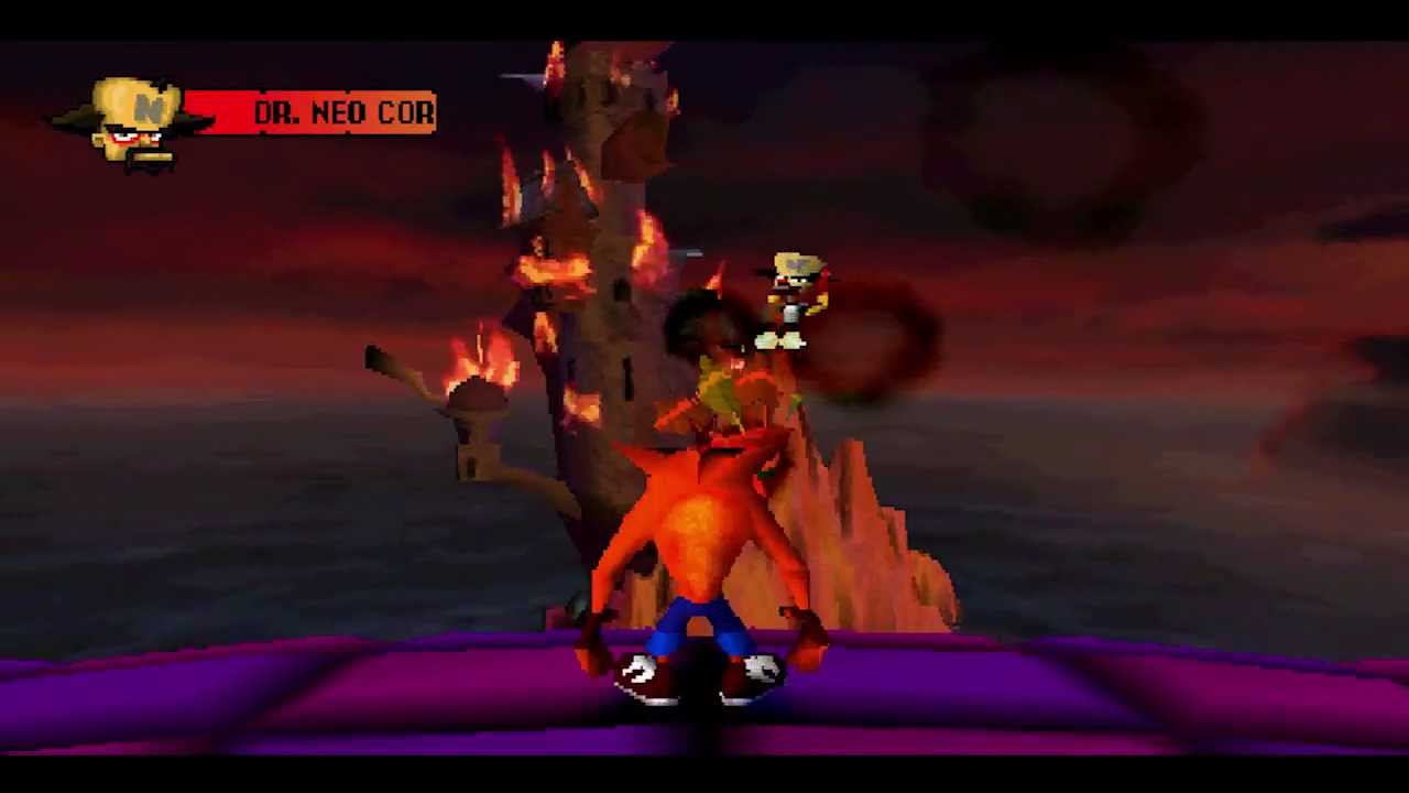 Crash Bandicoot - Stage 31: Dr. Neo Cortex (Final Boss + Ending Credits ...