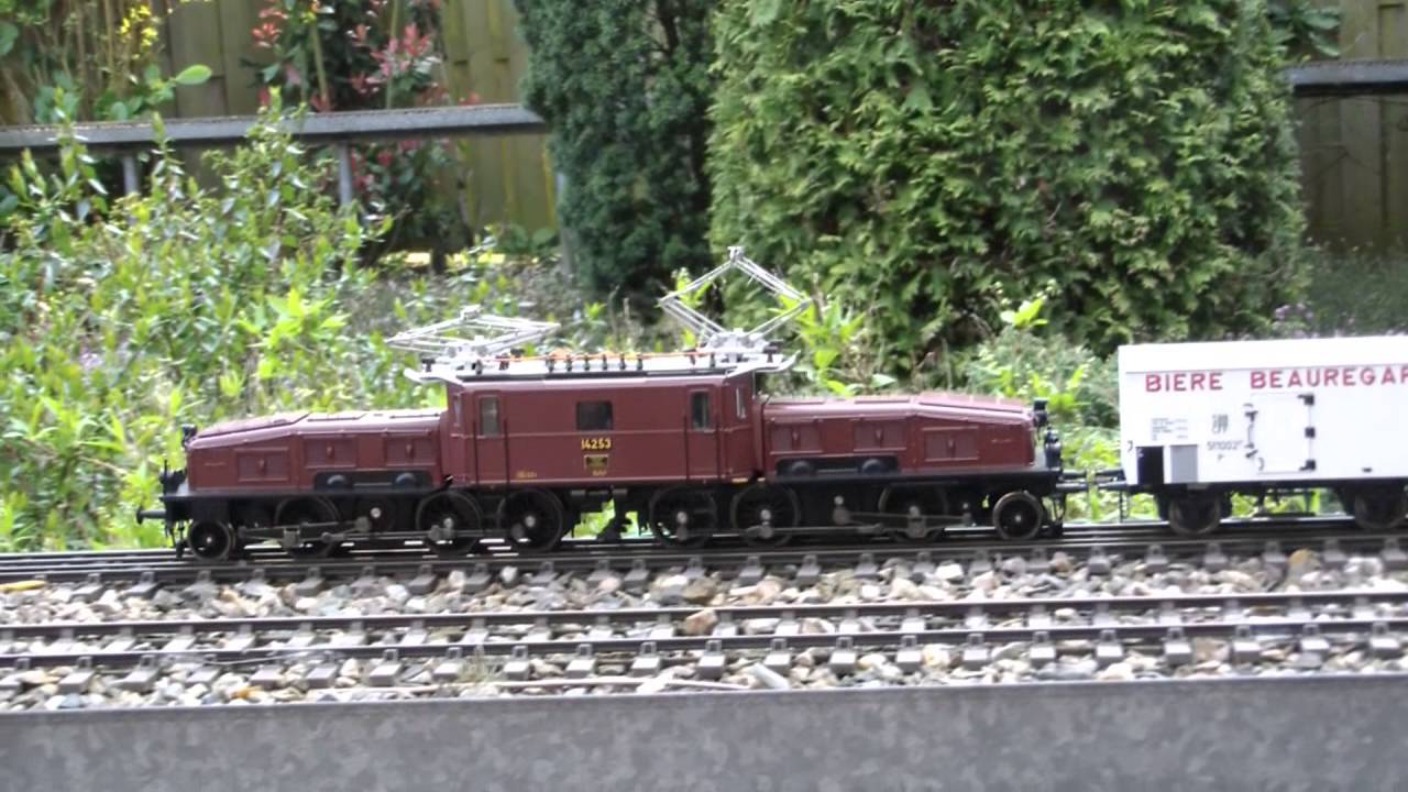 Swiss SBB Ce 6/8 crocodile electric locomotive gauge 0 - YouTube