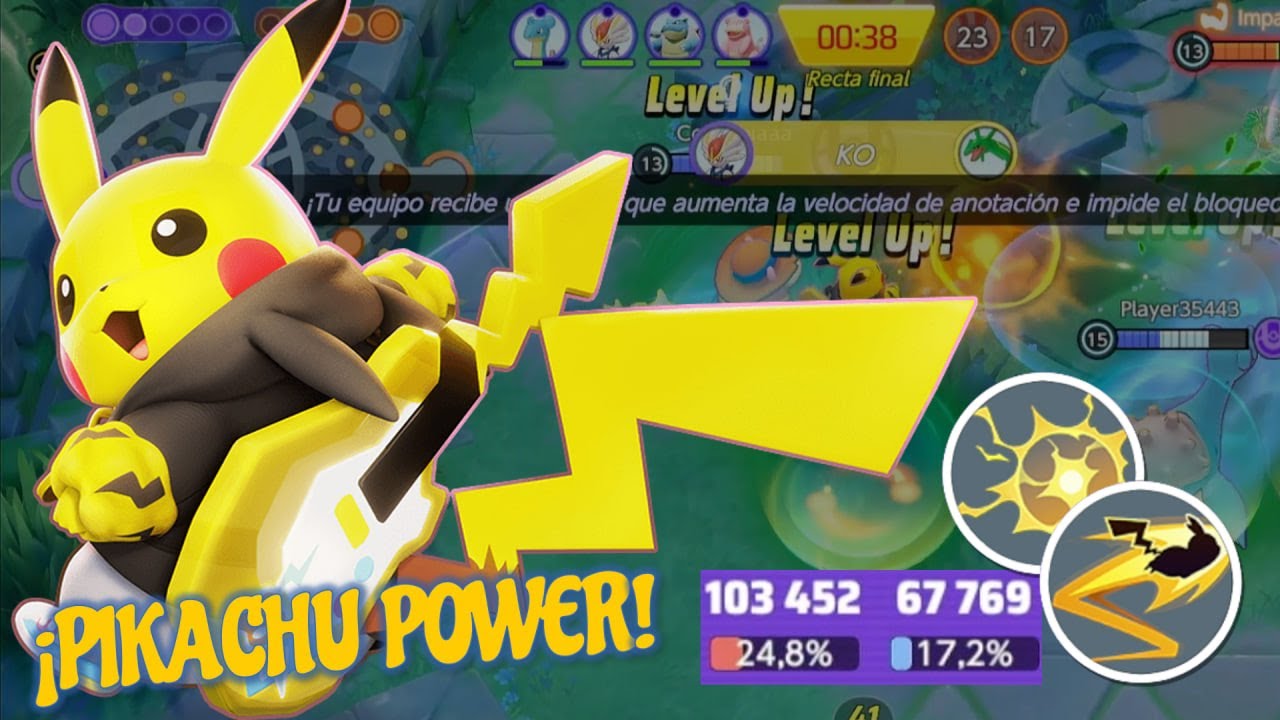 👑 ¡NO SUBESTIMES EL PODER DE PIKACHU! 👑 | Pokémon UNITE #pokemon # ...