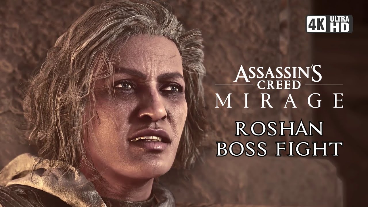 Roshan Boss Fight | Assassin's Creed Mirage | 4K - YouTube