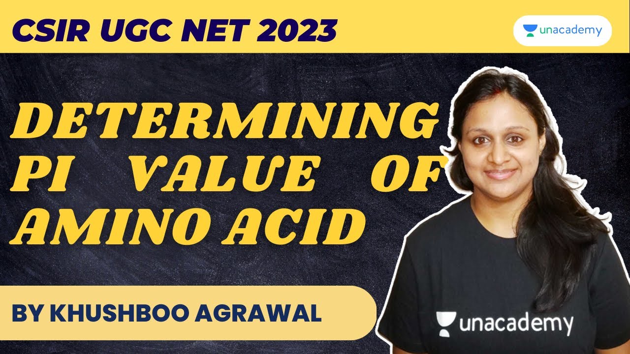 Determining pI value of Amino Acid | CSIR NET 2023 | Life Sciences ...