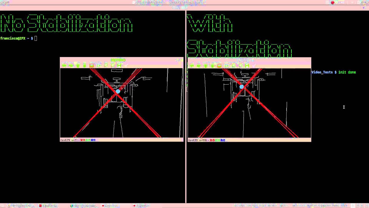 Vanishing Point detection with Kalman Filters and Stabilization - YouTube