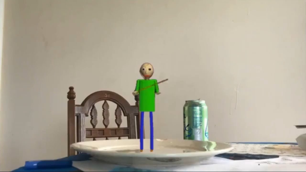 eating BALDI'S BASICS for LUNCH!! Kluna Tik Dinner Type Video | ASMR ...