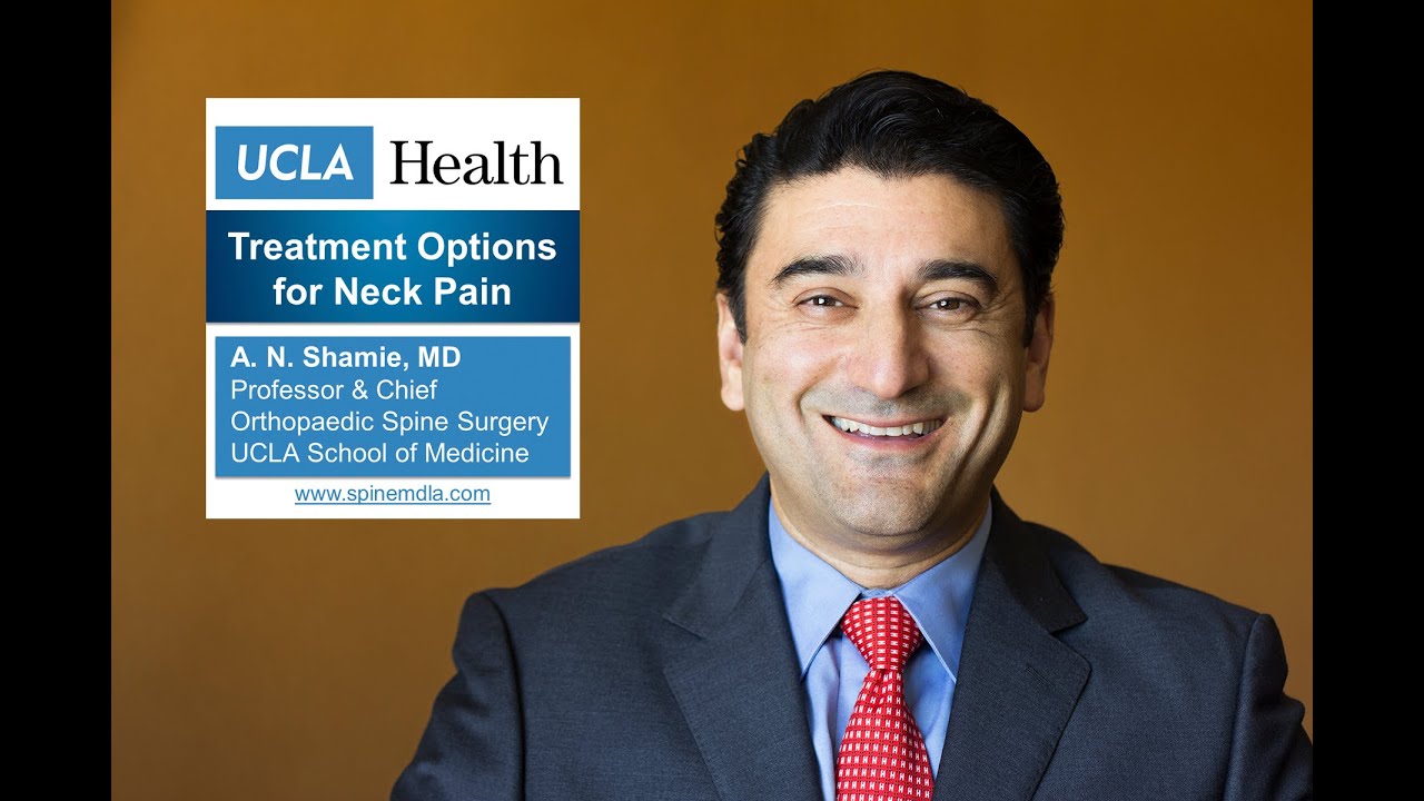 Treatment Options for Neck Pain with Dr. Nick Shamie, MD - YouTube