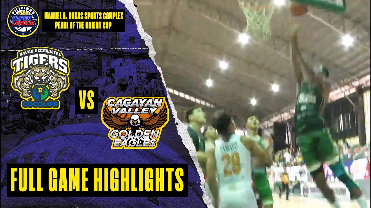 Cagayan Valley Golden Eagles vs Davao Occidental Tigers | Highlights ...