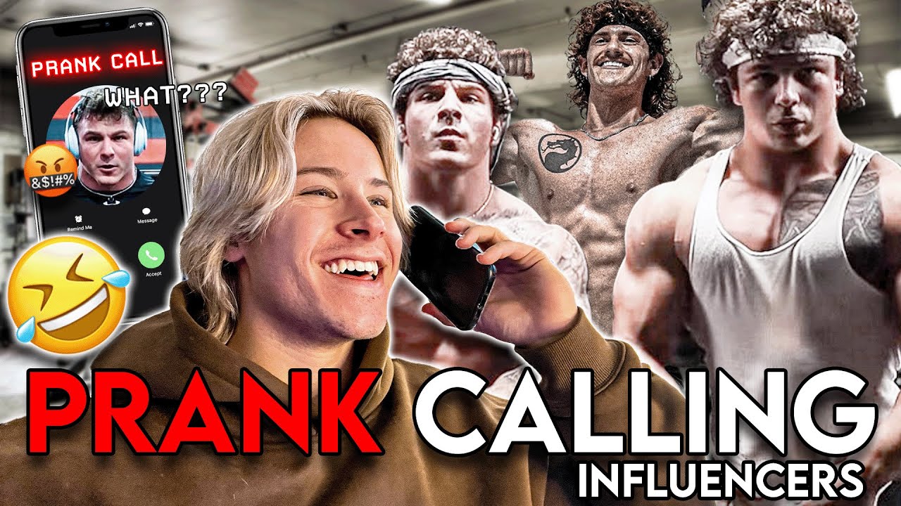 Prank Calling Fitness Influencers ... He Called The Cops!! - YouTube