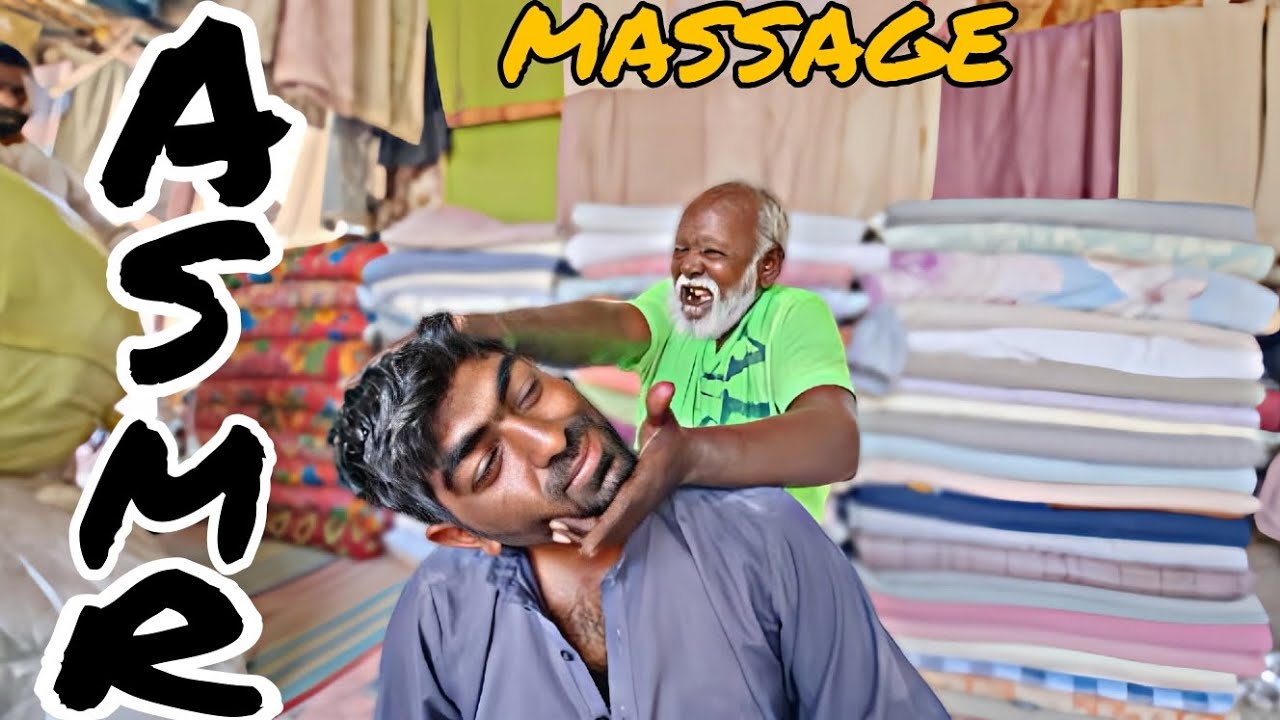"Stress Relief Message ASMR || FULL BODY MASSAGE || MASSAGE BY BABA ...