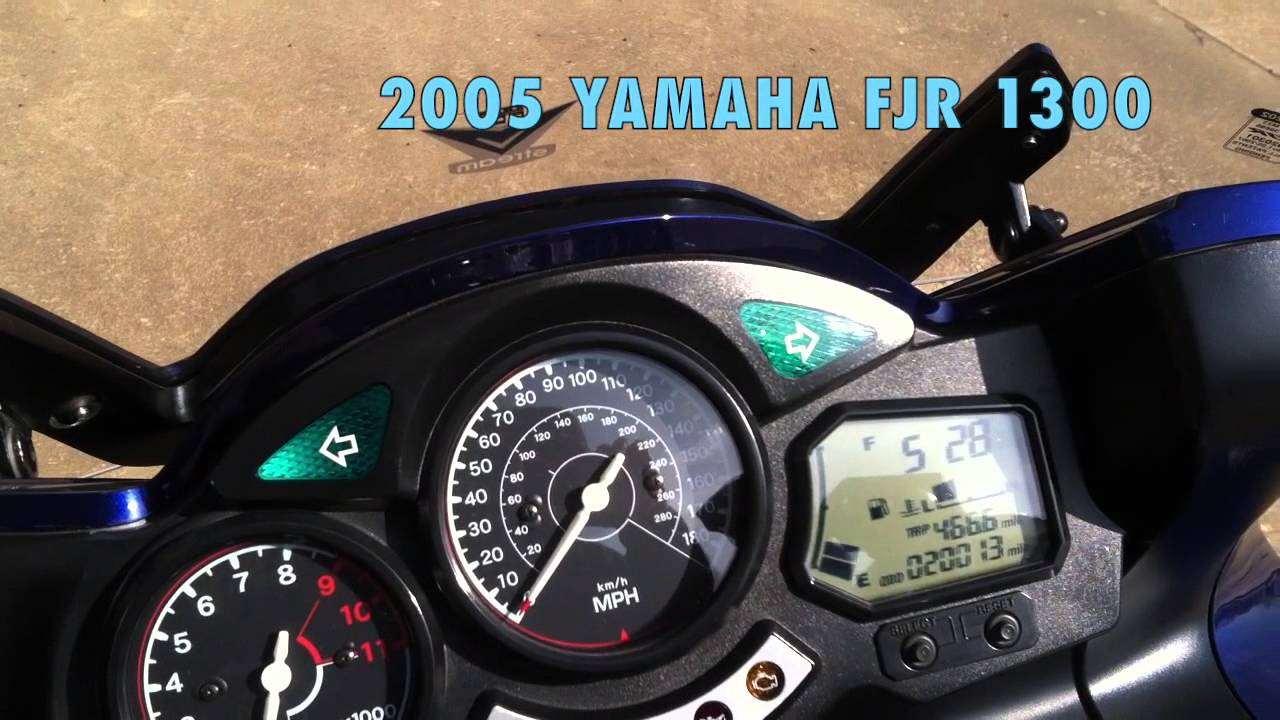 2005 YAMAHA FJR 1300 - YouTube