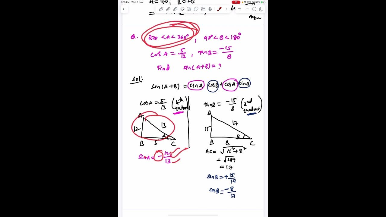 Trigonometry video 2 - YouTube