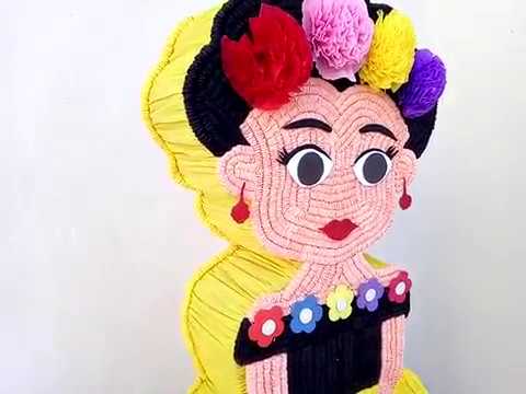 Piñata Frida Kahlo - YouTube