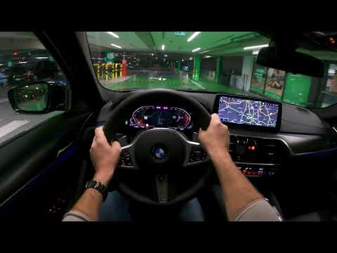 YENİ 2022 MODEL BMW 5 GECE SÜRÜŞÜ (3.0 540D 340 HP) POV Sürüş