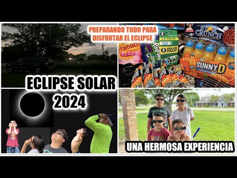 ECLIPSE SOLAR 2024 🤩//UNA HERMOSA EXPERIENCIA‼️ - YouTube