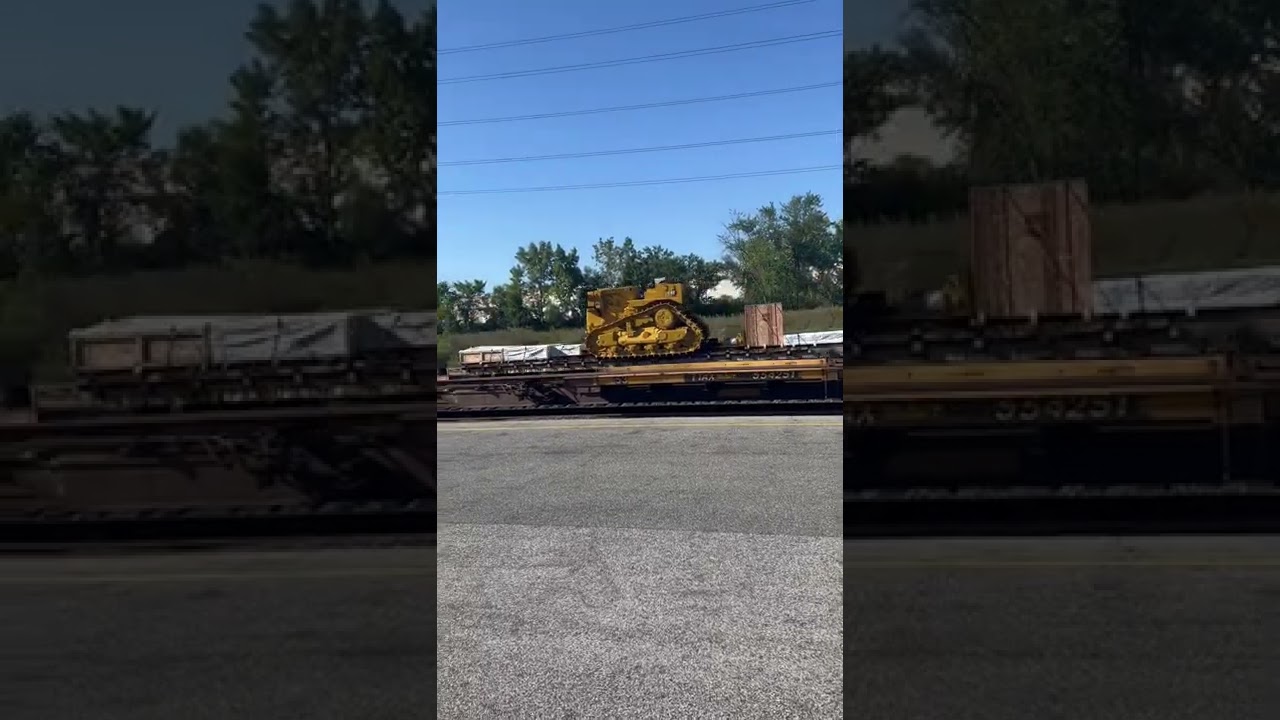 Caterpillar d 11 dozer. Train transport - YouTube
