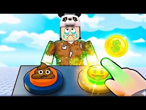 Zengin mi Fakir mi? TEK TUŞLA KADERİMİ SEÇTİM! Roblox