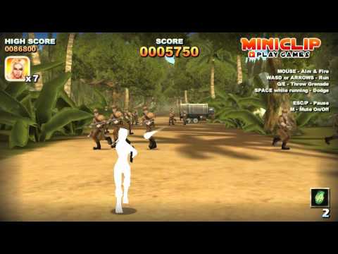 Miniclip | Katie Commando LEVEL 1 [HD] - YouTube