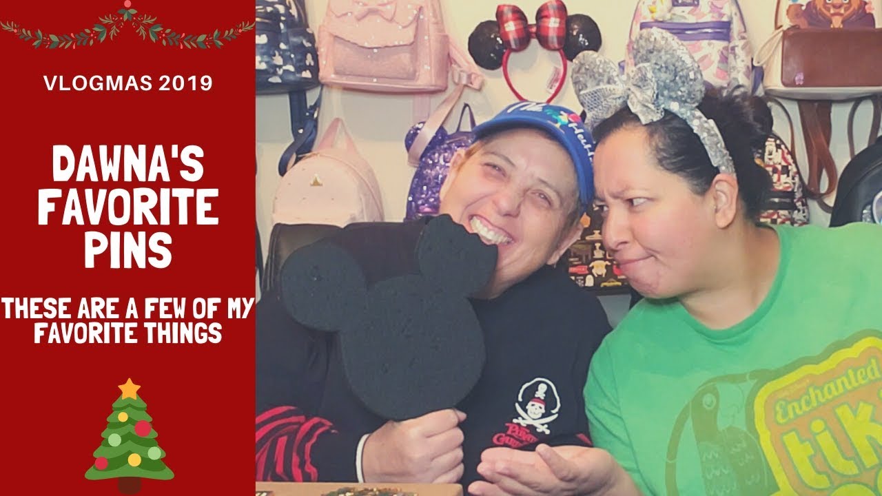 Vlogmas Day 21 | Dawna's Top 5(ish) Favorite Disney Pins - YouTube