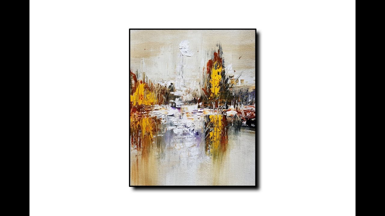 Abstract painting / Simple Abstract Landscape in Acrylics ...