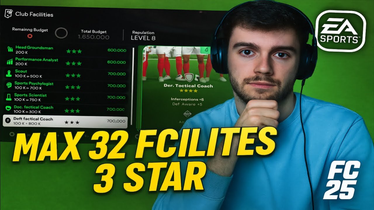 How I Maxed Out Every Facility in FC25 Pro Clubs | Full Upgrade Guide ...
