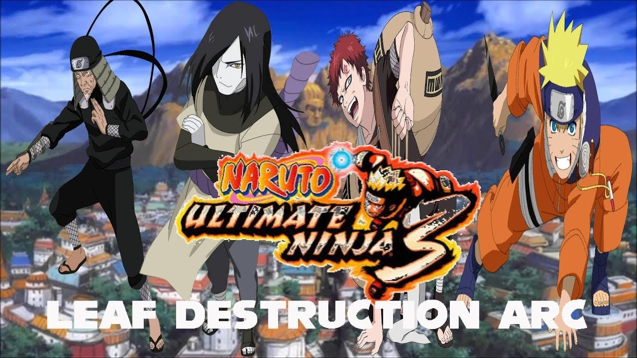 Naruto Ultimate Ninja 3 Leaf Destruction Part 2 - YouTube