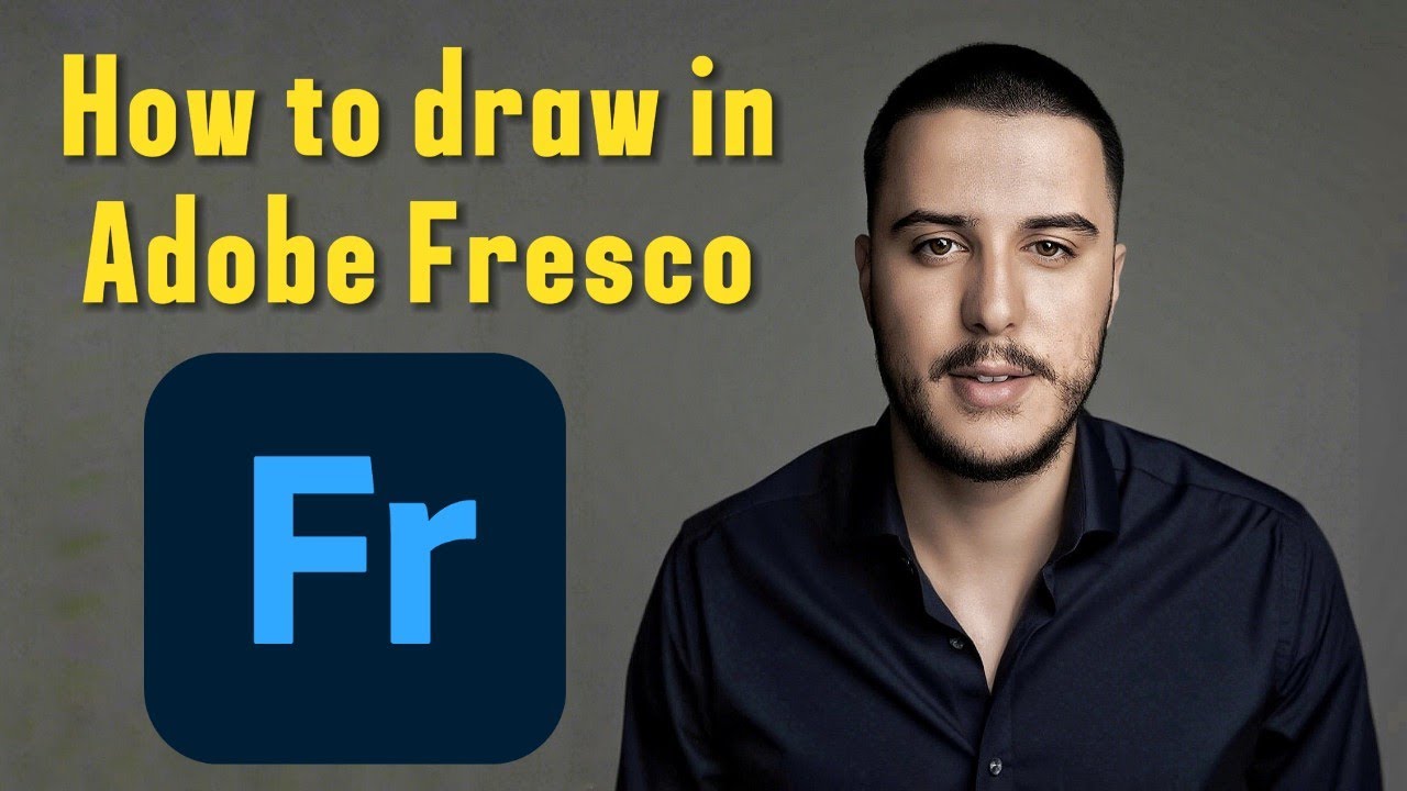 How to draw Portrait in Adobe Fresco! - YouTube