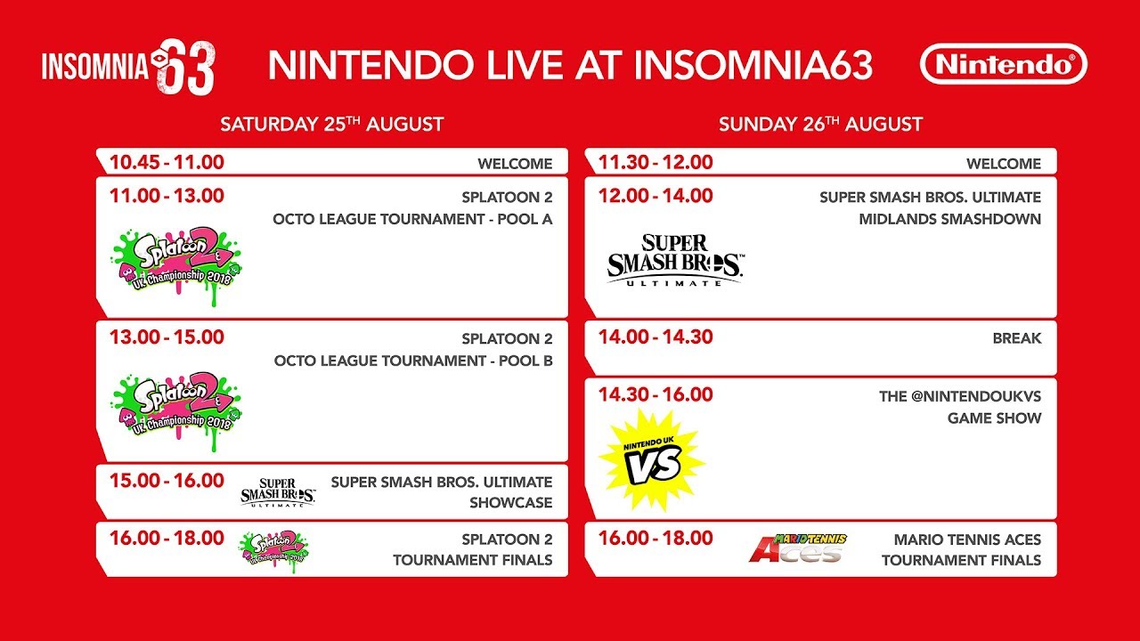 Nintendo UK VS Live from Insomnia63 - YouTube