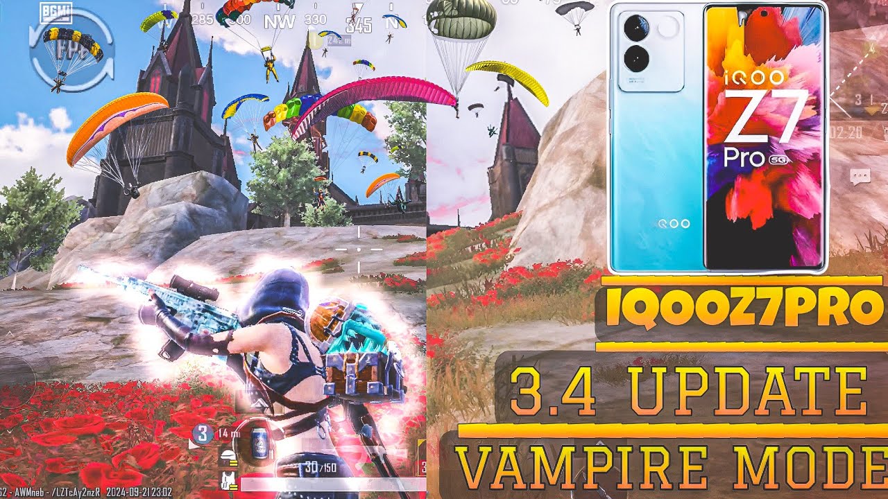 😱 NEW BGMI 3.4 UPDATE | VAMPIRE MODE | 60 FPS | BGMI TEST | - YouTube