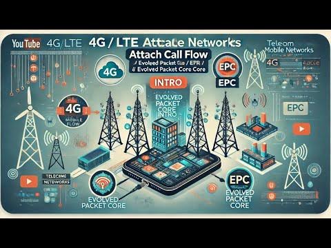 20- Mobile Networks 4G / LTE Attach Call Flow / EPC / Evolved Packet ...